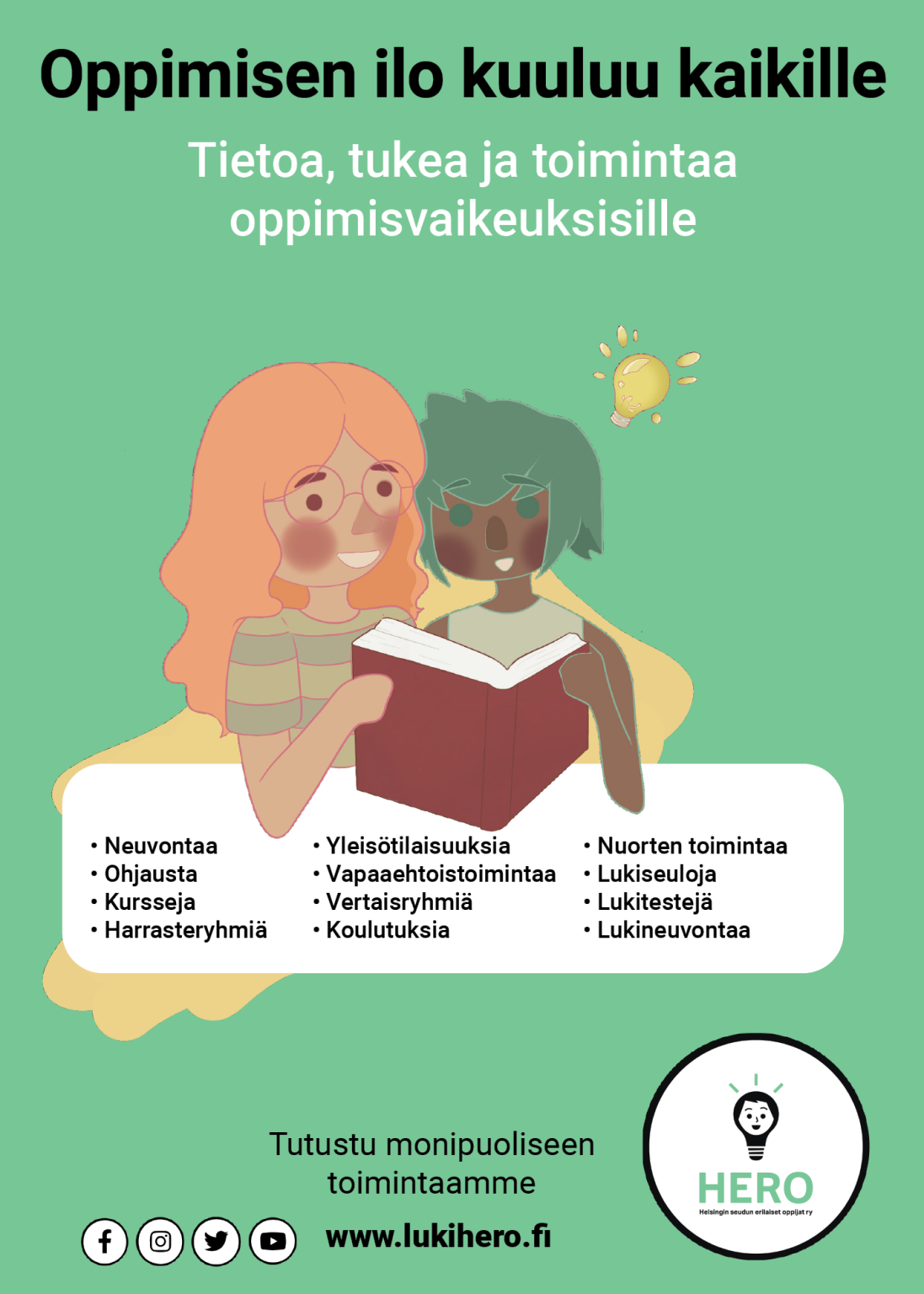 HEROlla on uusi juliste: Oppimisen ilo kuuluu kaikille - HERO